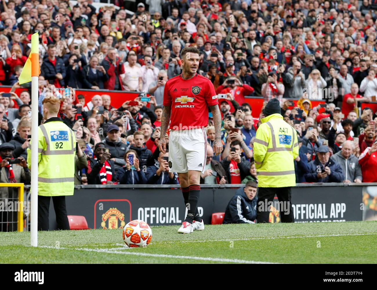 Manchester united legends david beckham -Fotos und -Bildmaterial in ...