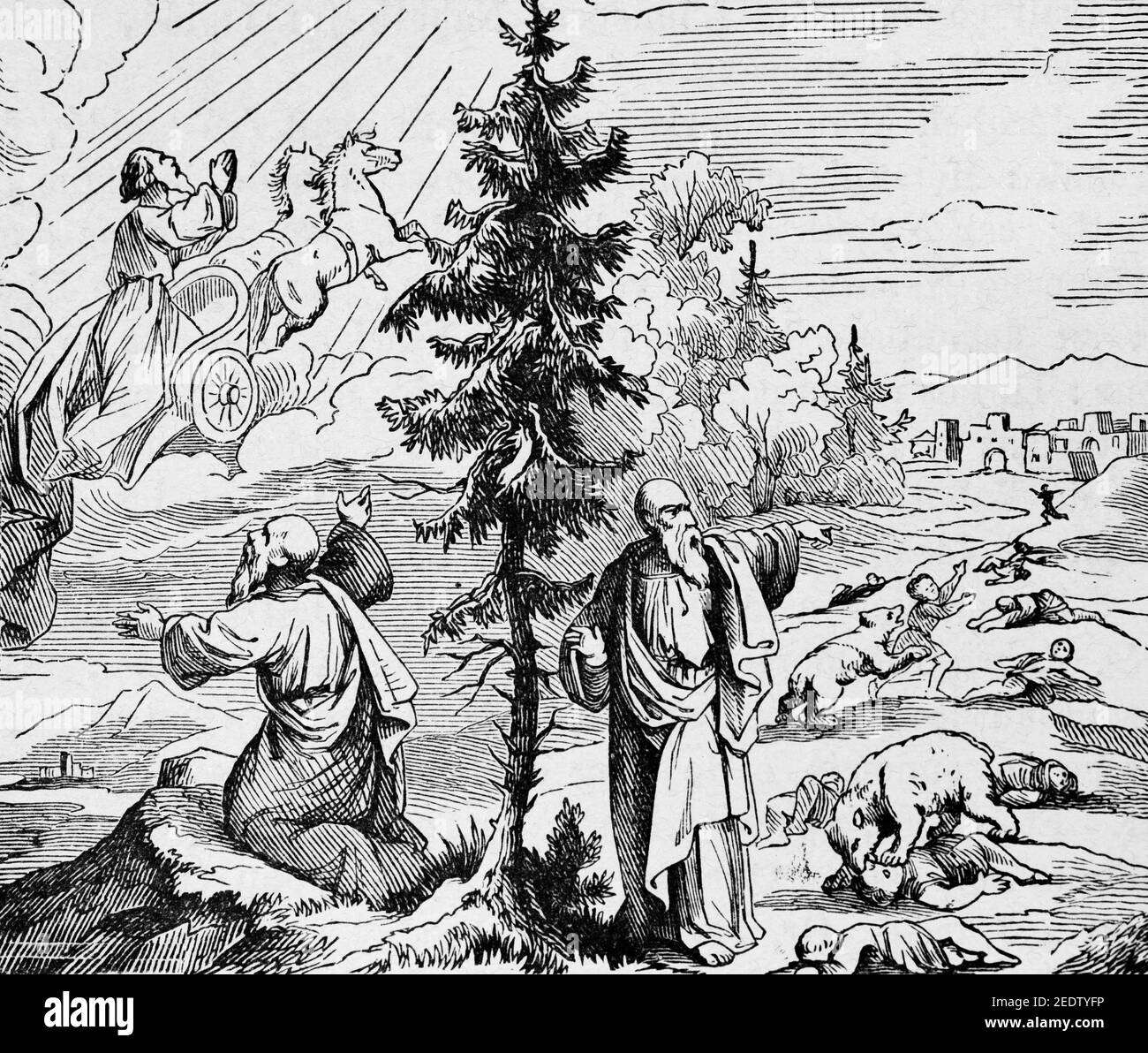 Gravur des propheten elisha Stockfotos und -bilder Kaufen - Alamy