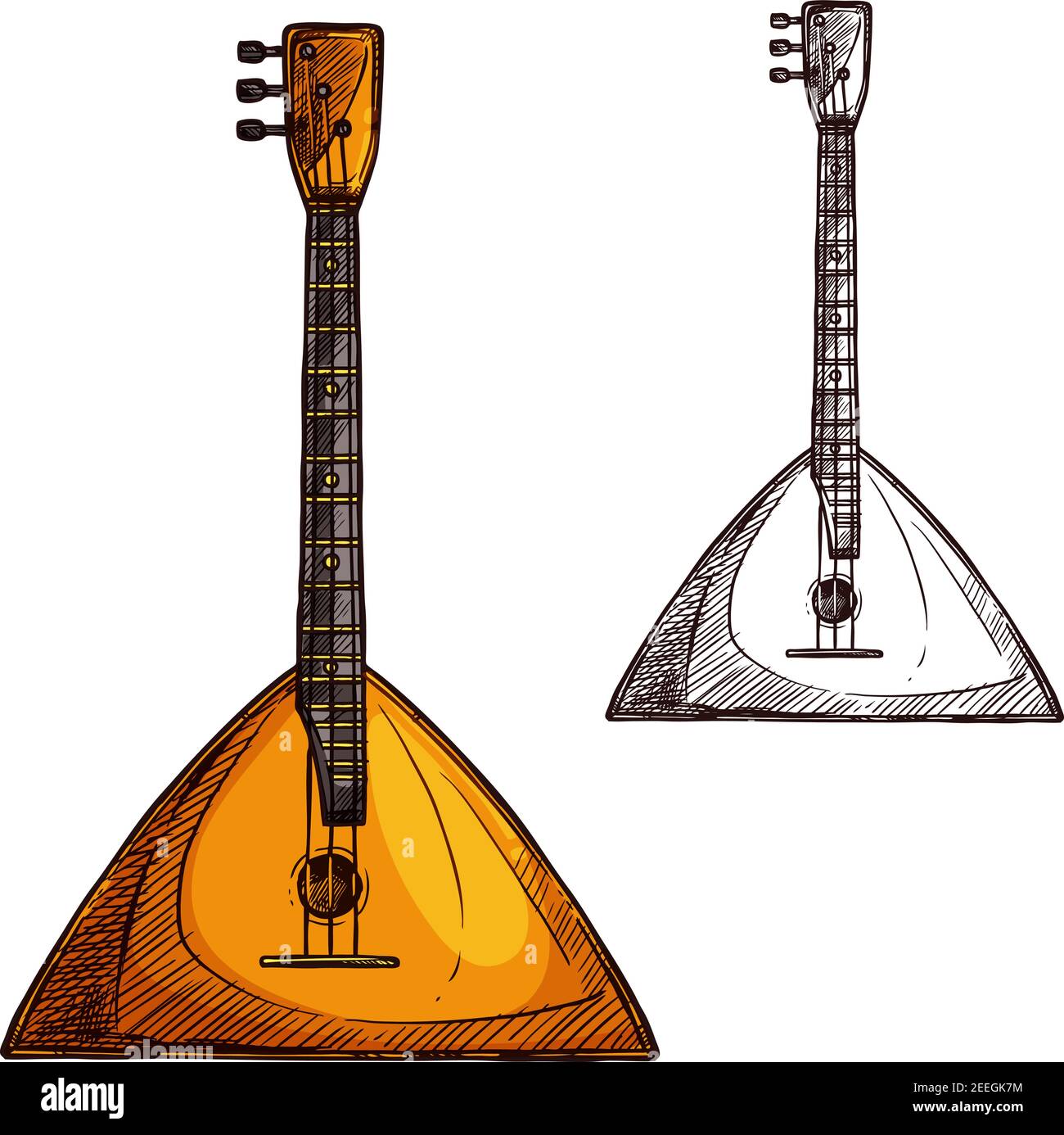 Zupfen saiten Stock-Vektorgrafiken kaufen - Alamy