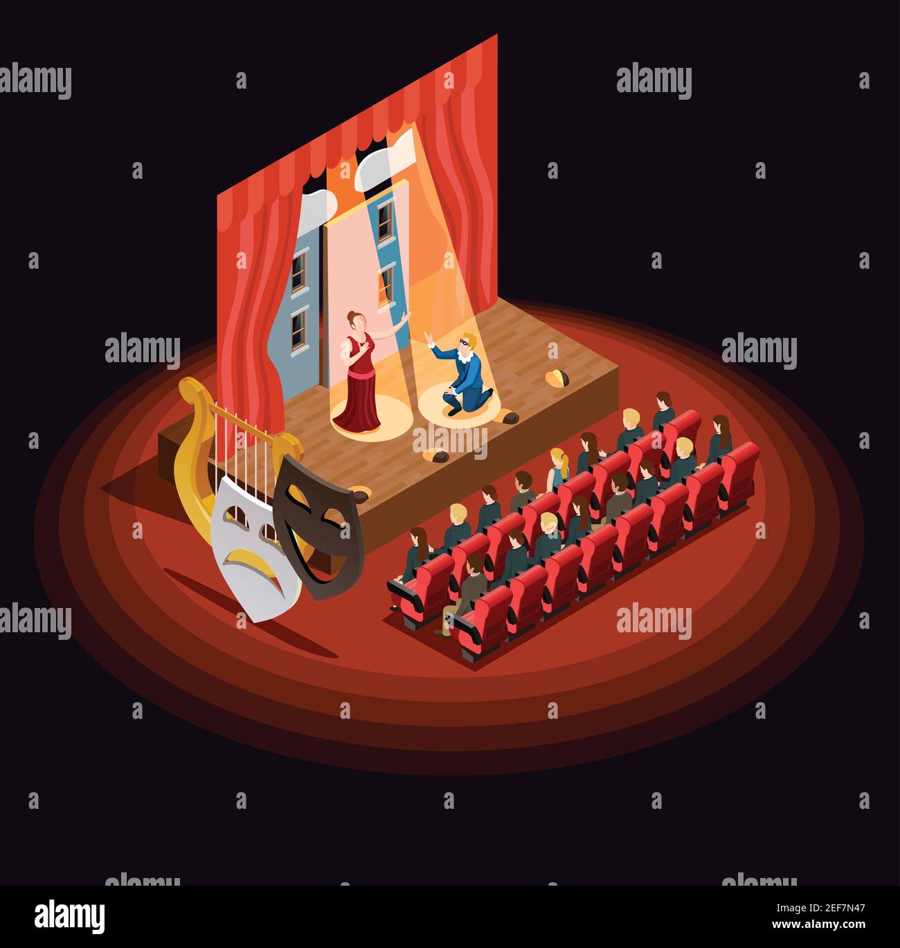 Publikum lachen Stock-Vektorgrafiken kaufen - Alamy