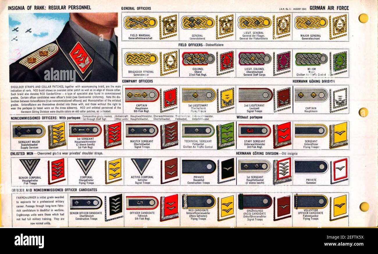 ONI JAN 1 Uniformen und Abzeichen Seite 036 Luftwaffe der Deutschen ...