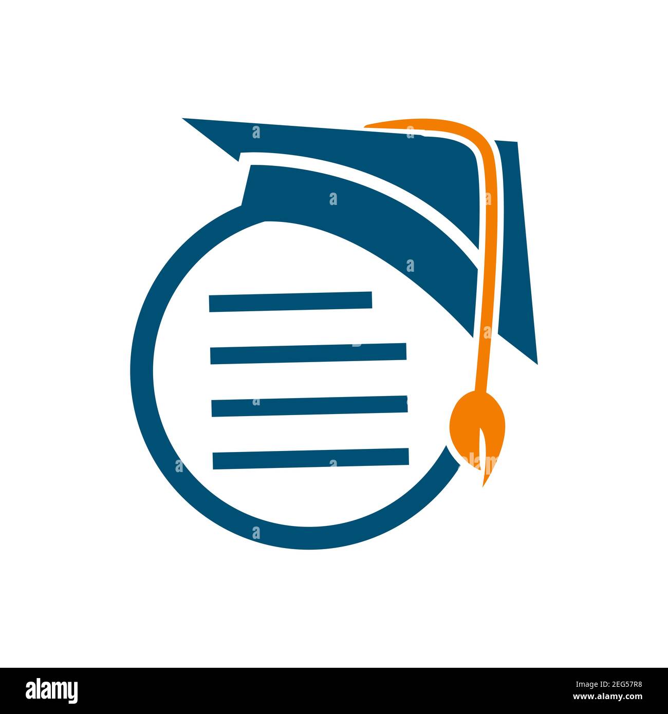 Hat graduation isolated icon vector -Fotos und -Bildmaterial in hoher ...