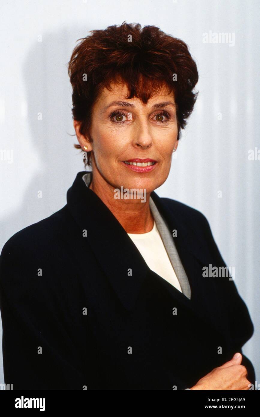 Erika Berger, deutsche Fernsehmoderatorin, Autorin und Sexualberaterin ...