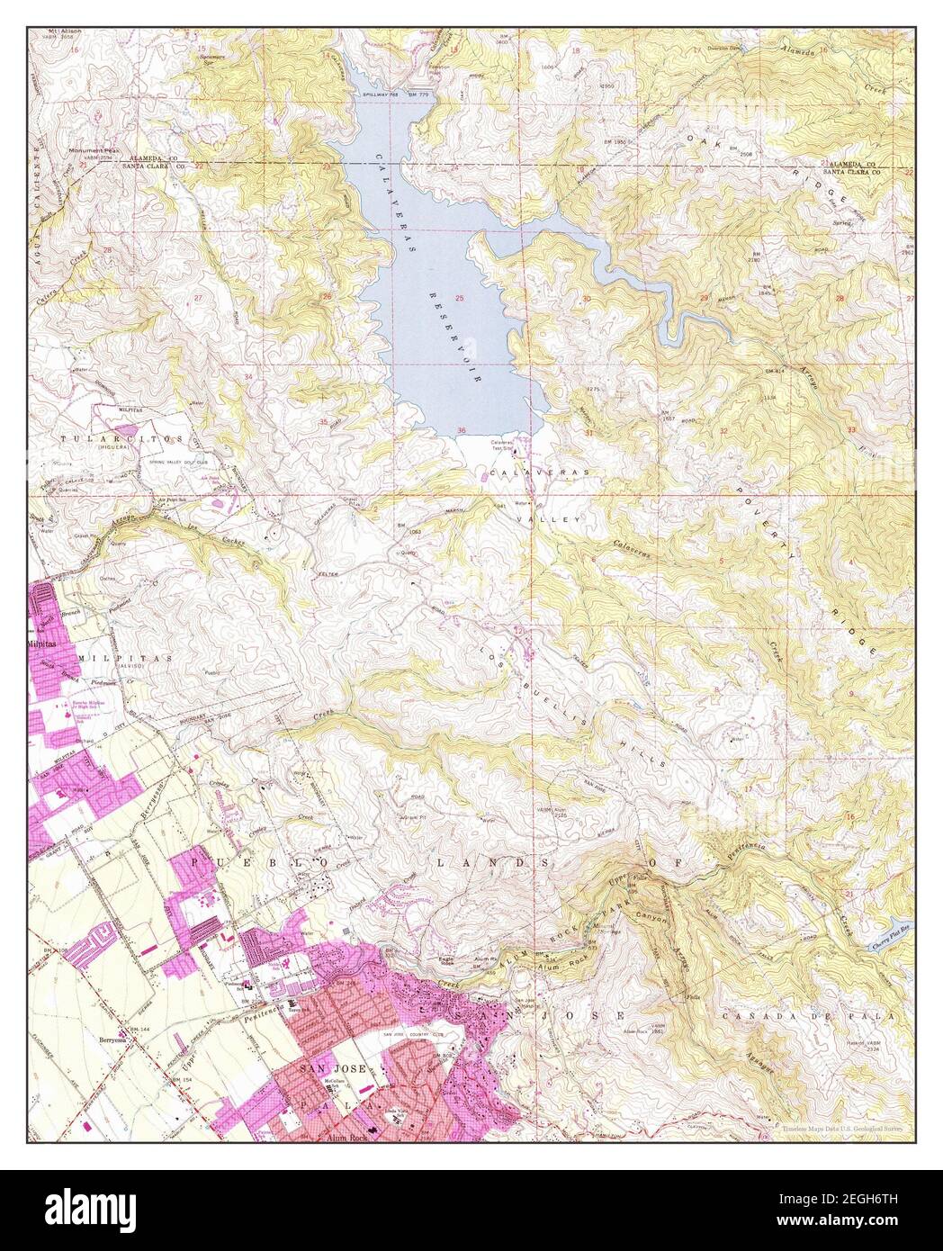 Calaveras map -Fotos und -Bildmaterial in hoher Auflösung – Alamy