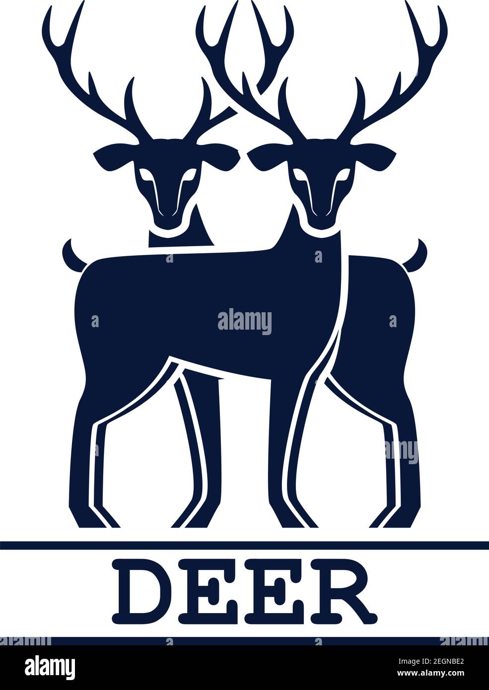 Hirsch Vektor Vektoren Stockfotos und -bilder Kaufen - Alamy