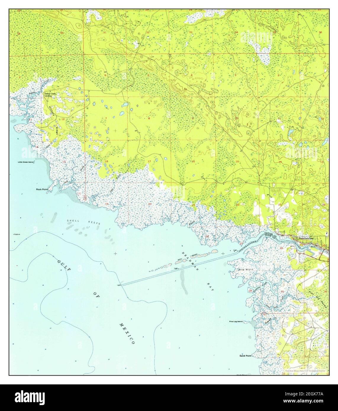 Karte von steinhatchee -Fotos und -Bildmaterial in hoher Auflösung – Alamy