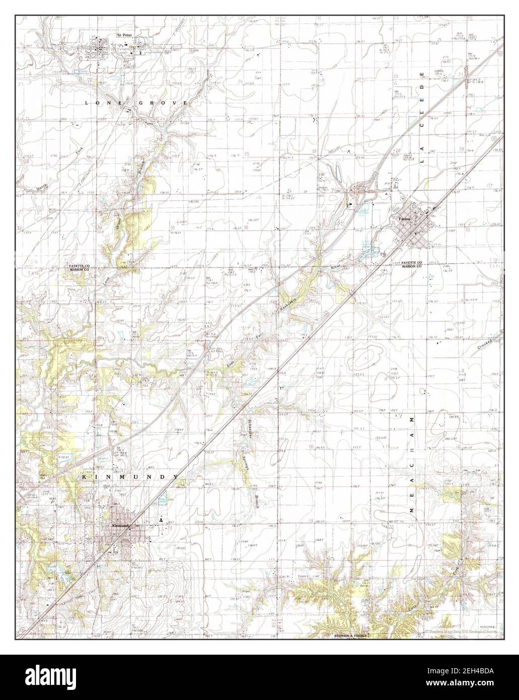 Kinmundy illinois karte -Fotos und -Bildmaterial in hoher Auflösung – Alamy