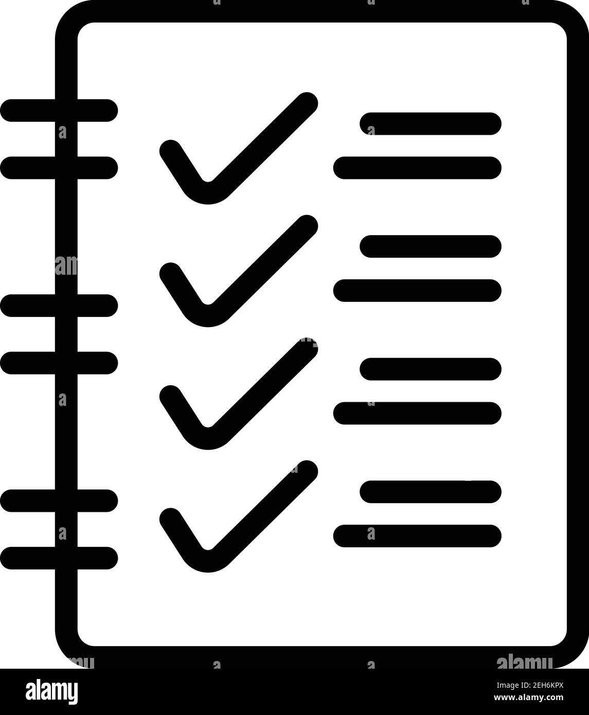 Symbol für „To-Do-Liste“. Gliederung zu tun Liste Erfahrung Vektor ...