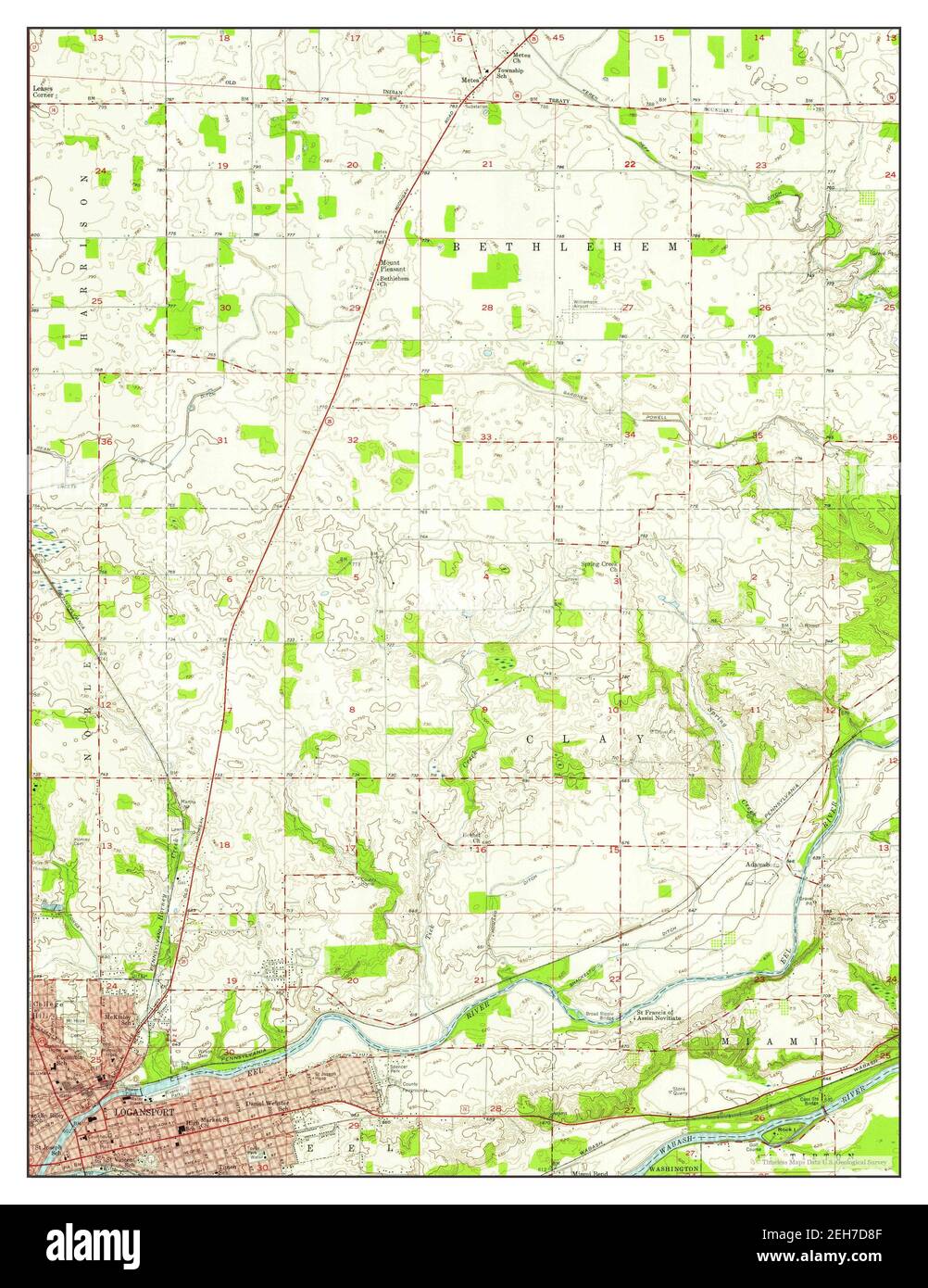 Mappa di logansport -Fotos und -Bildmaterial in hoher Auflösung – Alamy