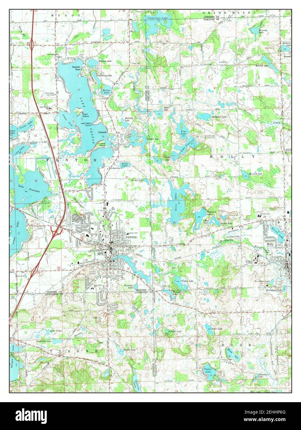 Fenton michigan karte -Fotos und -Bildmaterial in hoher Auflösung – Alamy