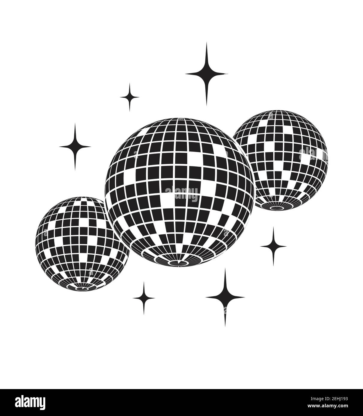 Symbol „Disco Ball Vector“ Stock-Vektorgrafik - Alamy