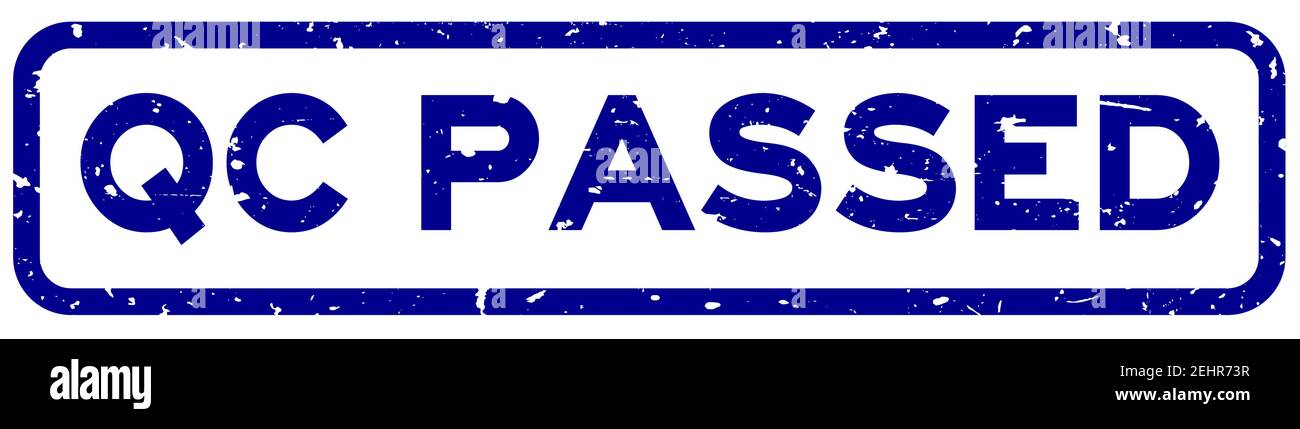 Qc bestandener stempel Stock-Vektorgrafiken kaufen - Alamy