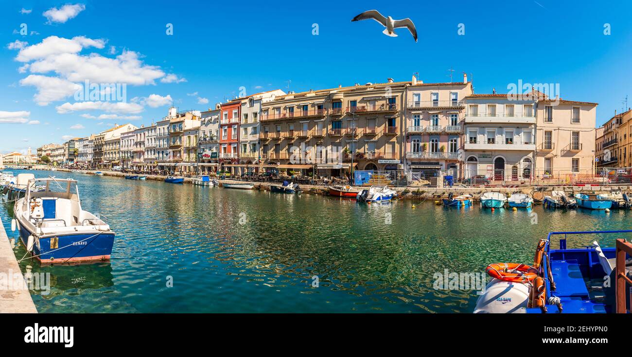 Rhône kanal in sete -Fotos und -Bildmaterial in hoher Auflösung – Alamy