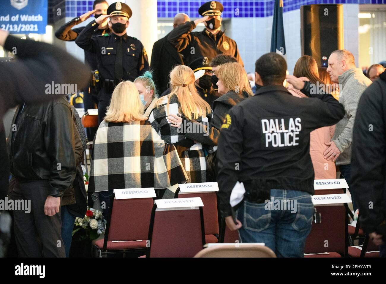 Dallas, Texas, USA. Februar 2021, 19th. NOEL PENTON, Witwe des Dallas ...