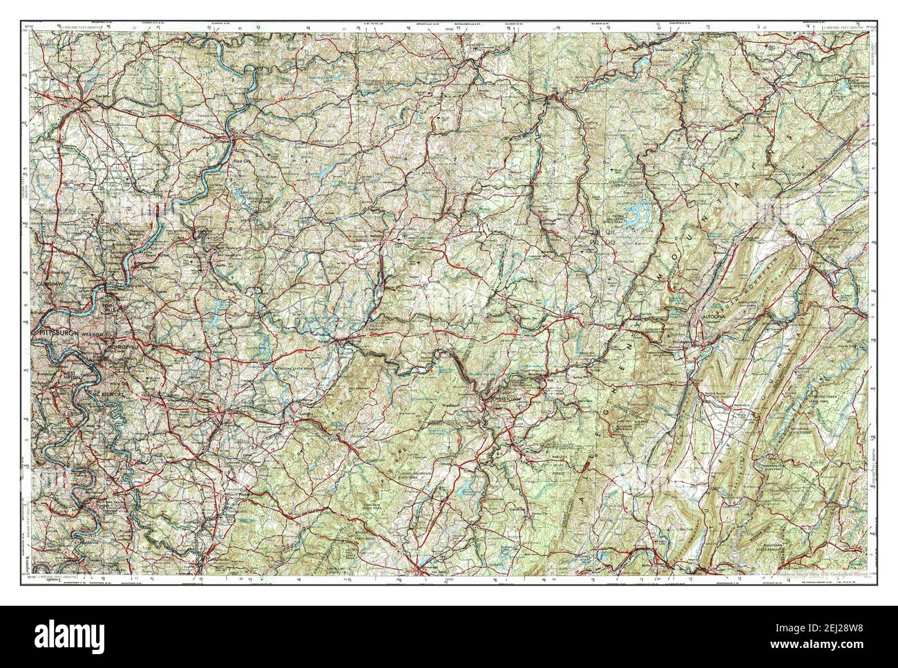 Antike pittsburgh karte -Fotos und -Bildmaterial in hoher Auflösung – Alamy