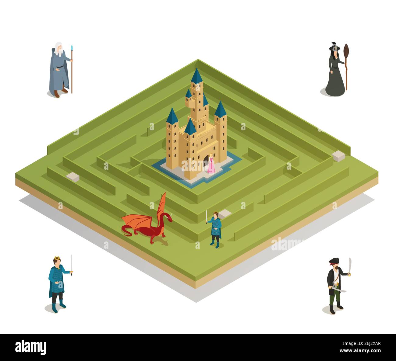 Medieval figures Stock-Vektorgrafiken kaufen - Alamy