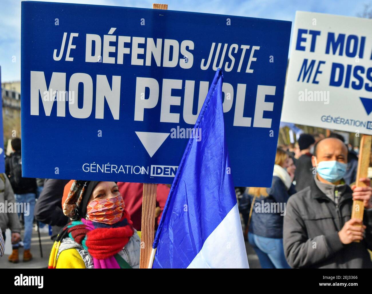 Generation identitaire -Fotos und -Bildmaterial in hoher Auflösung – Alamy