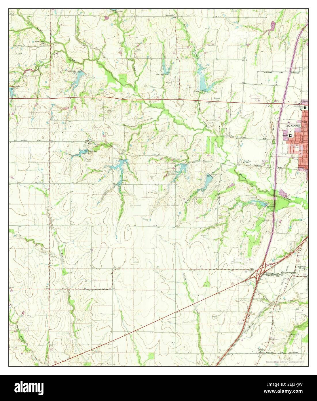 Karte von mckinney texas -Fotos und -Bildmaterial in hoher Auflösung ...