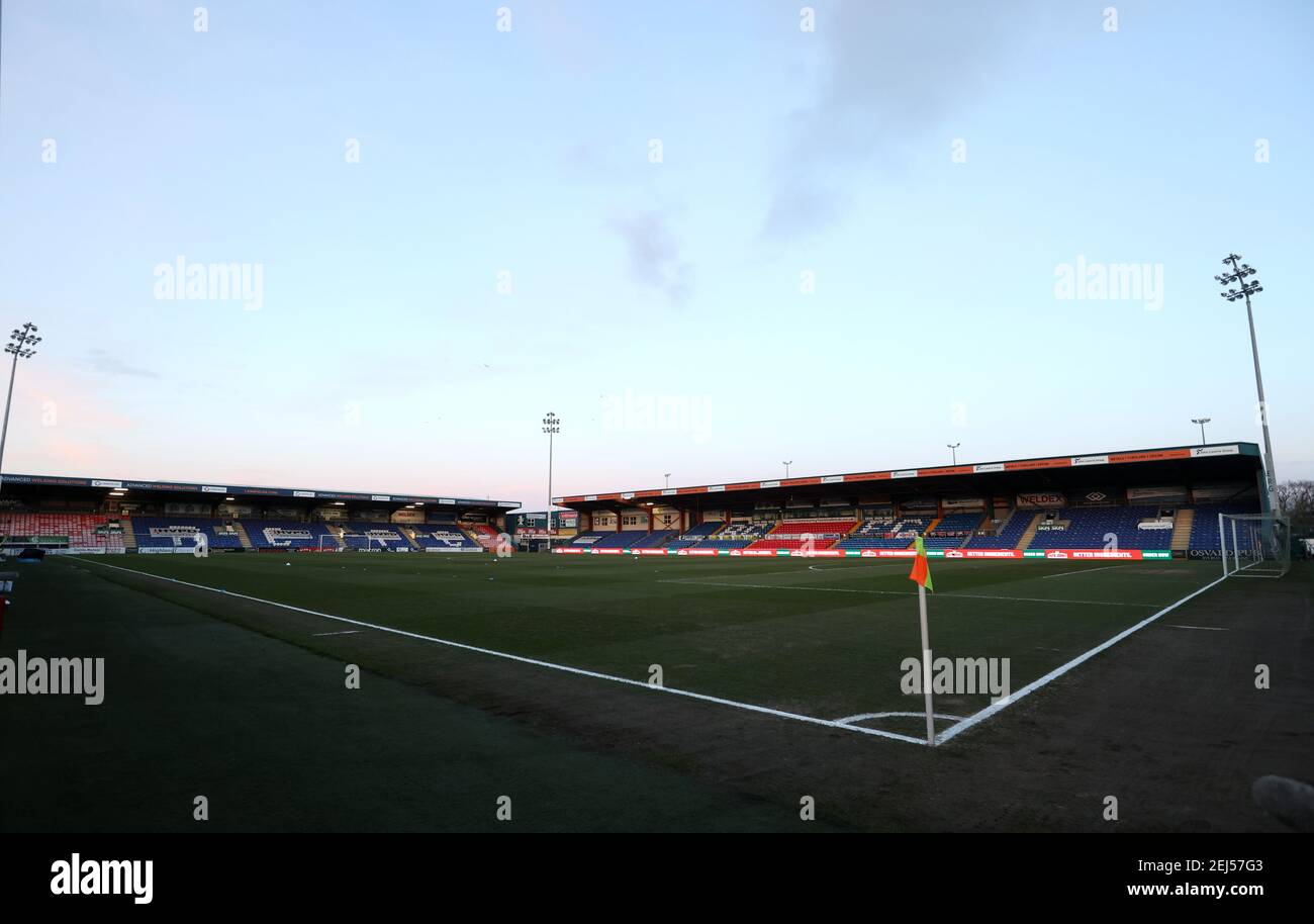 Ein allgemeiner Blick in den Boden vor dem Spiel der schottischen ...