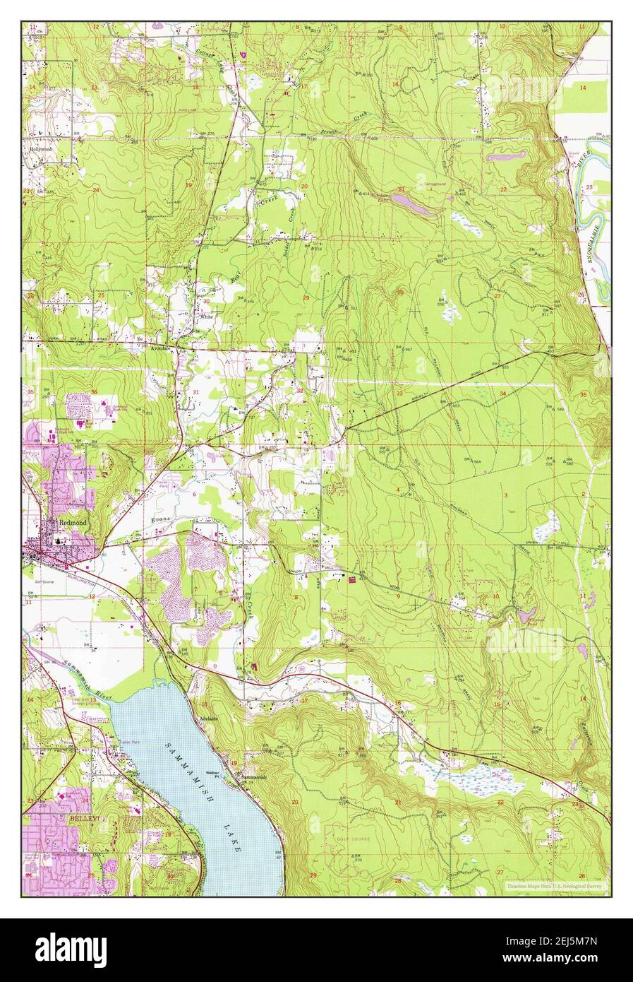 Washington state karte von redmond -Fotos und -Bildmaterial in hoher ...