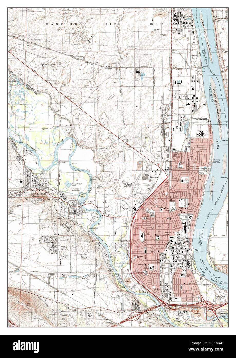 Richland washington state karte -Fotos und -Bildmaterial in hoher ...