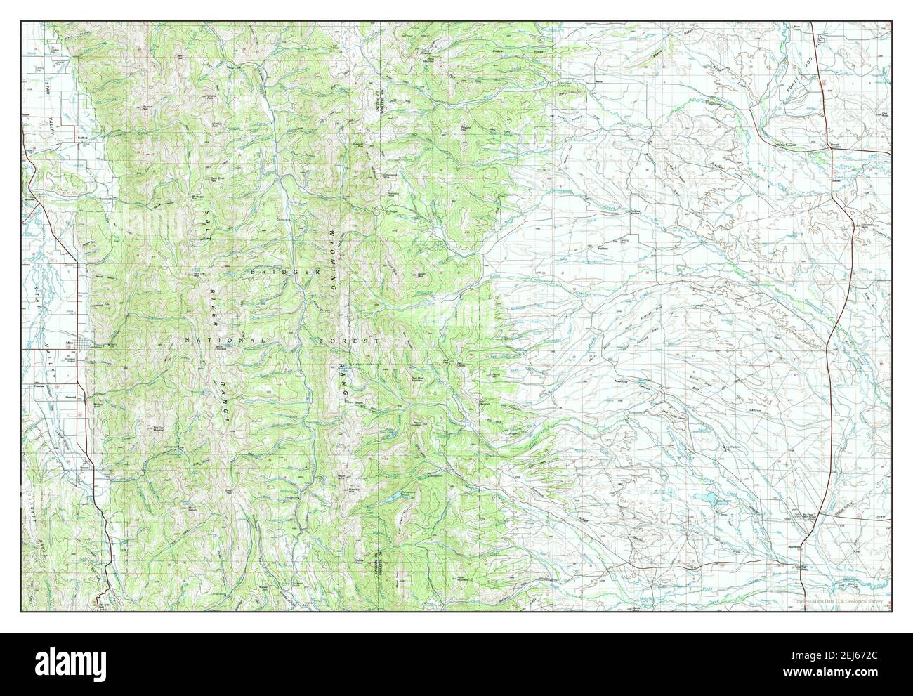 Mappa di afton wyoming -Fotos und -Bildmaterial in hoher Auflösung – Alamy