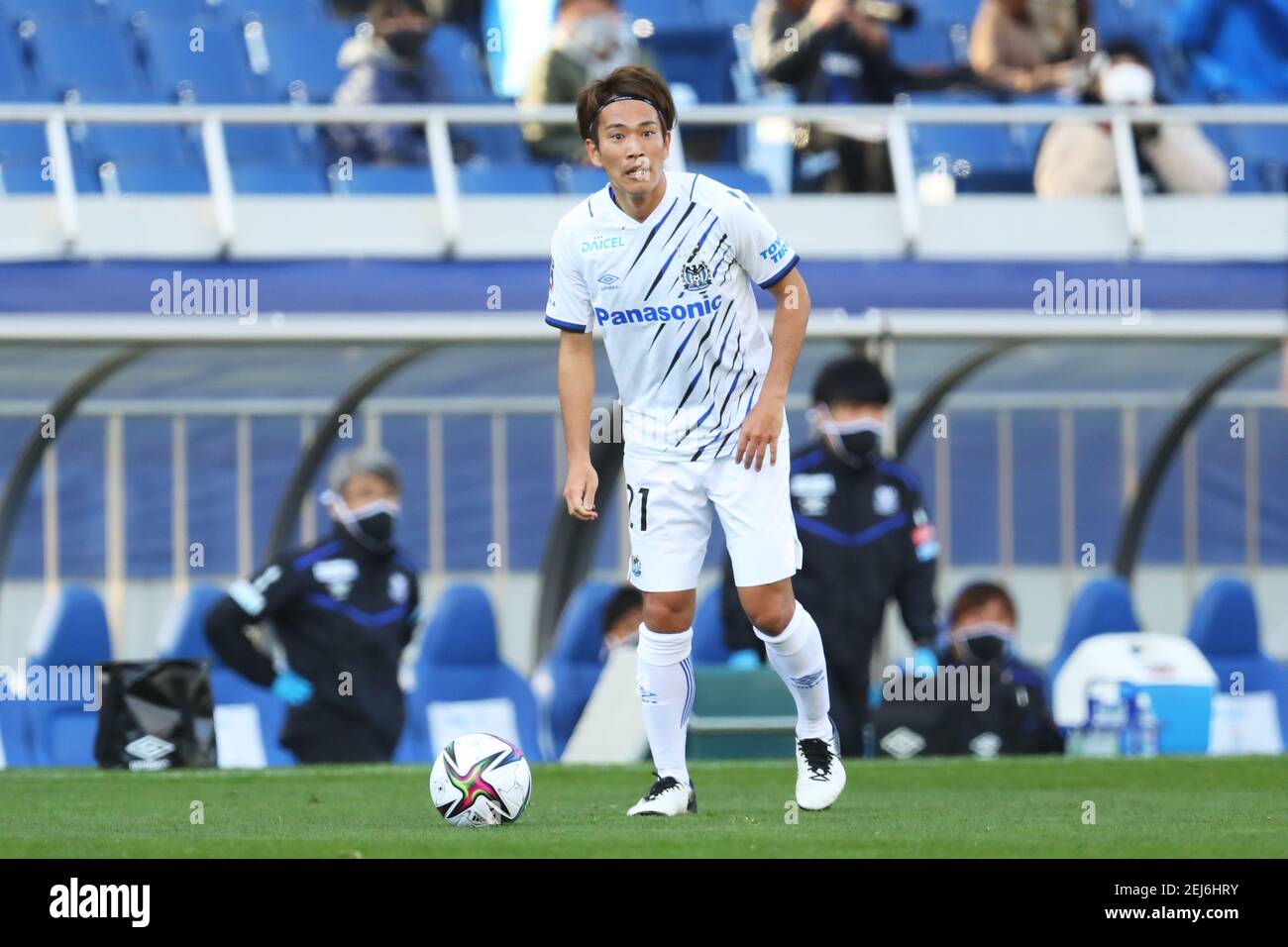 Saitama, Japan. Februar 2021, 20th. Shinya Yajima (Gamba) Fußball: FUJI ...
