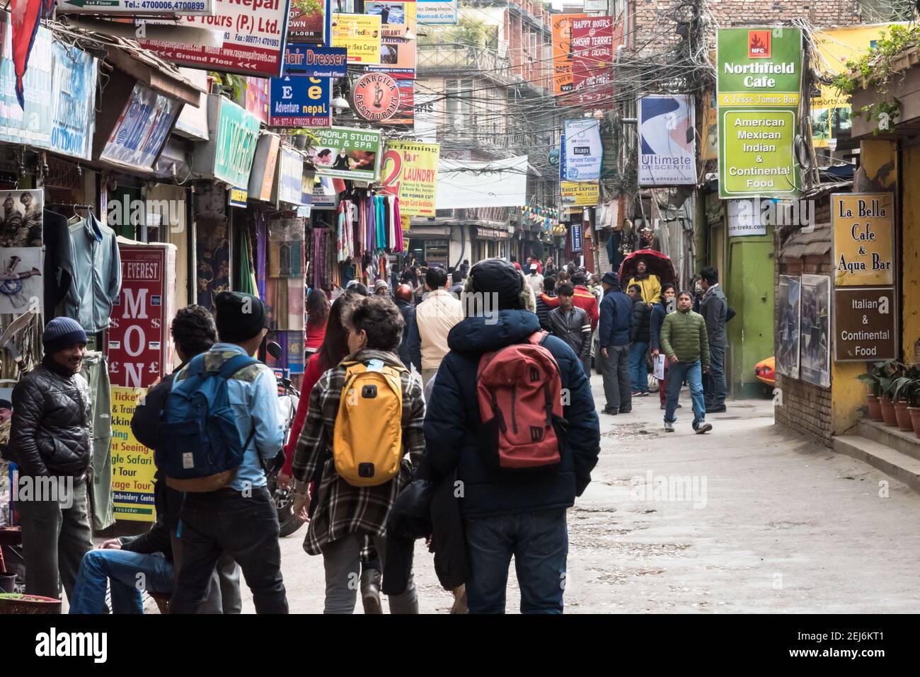 Kathmandu, Nepal, ist das Tor zu Himalaya, Everest und unendlichen ...
