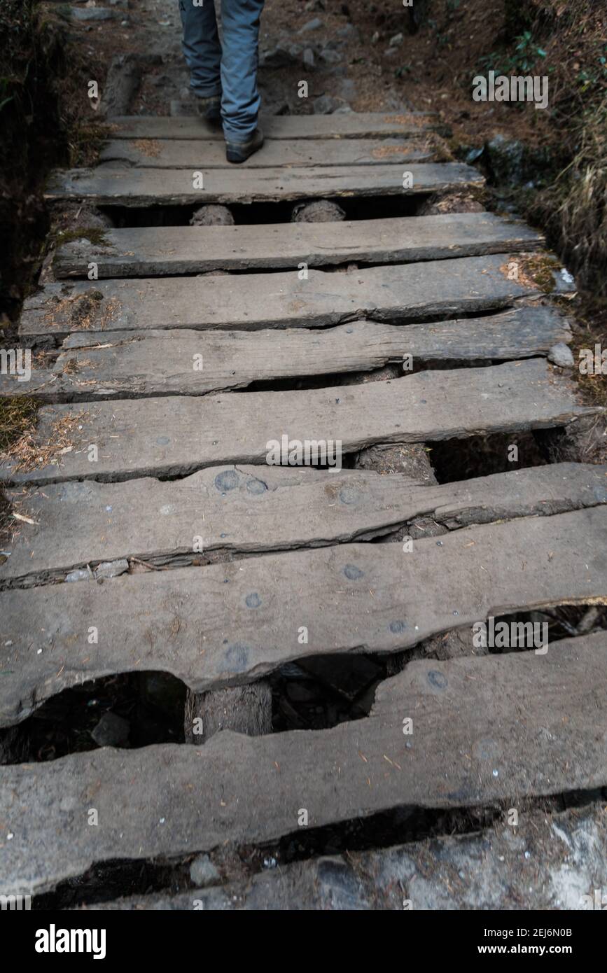 Kathmandu, Nepal, ist das Tor zu Himalaya, Everest und unendlichen ...