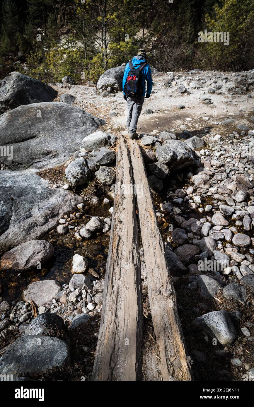 Kathmandu, Nepal, ist das Tor zu Himalaya, Everest und unendlichen ...