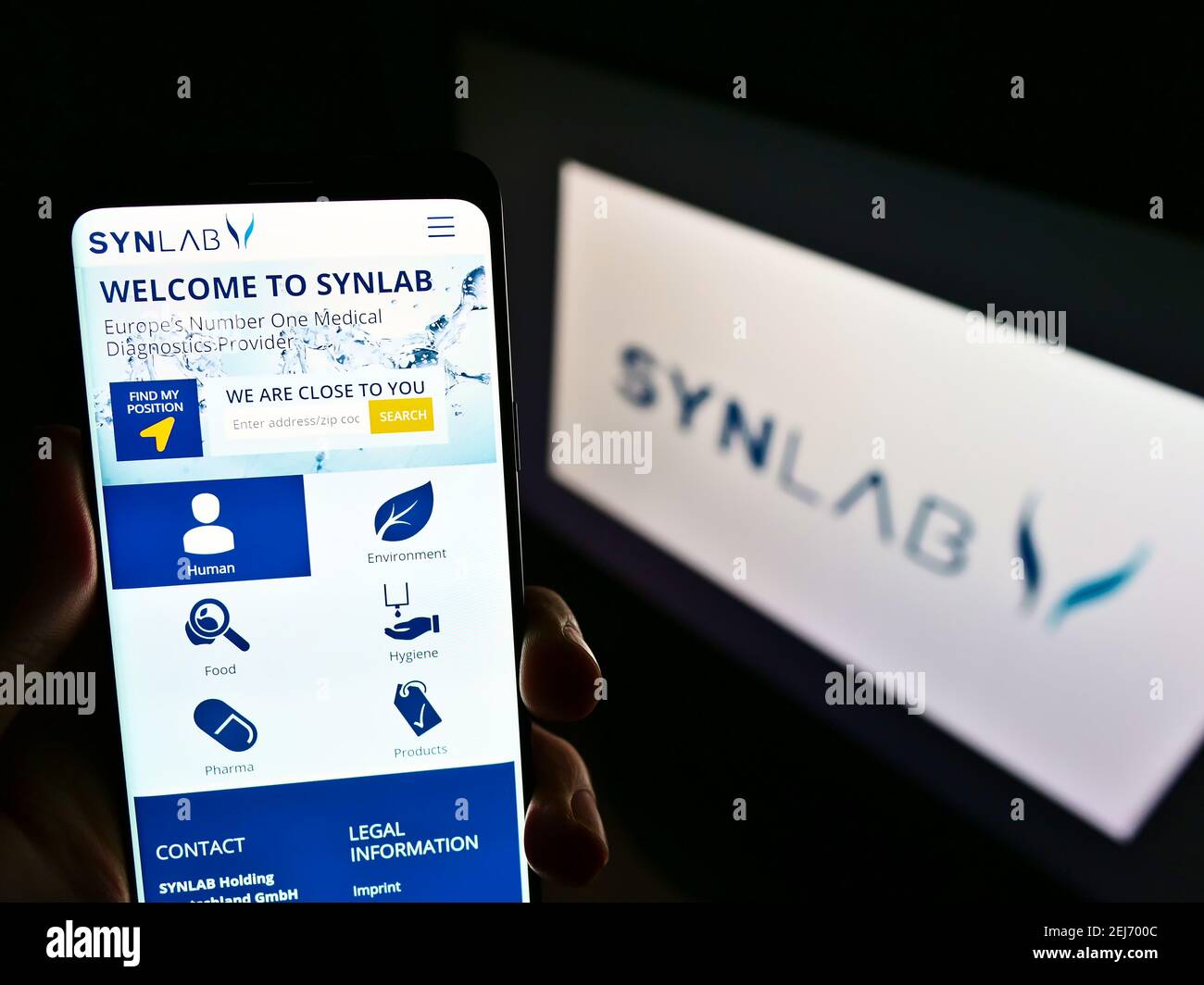 Logo synlab -Fotos und -Bildmaterial in hoher Auflösung – Alamy