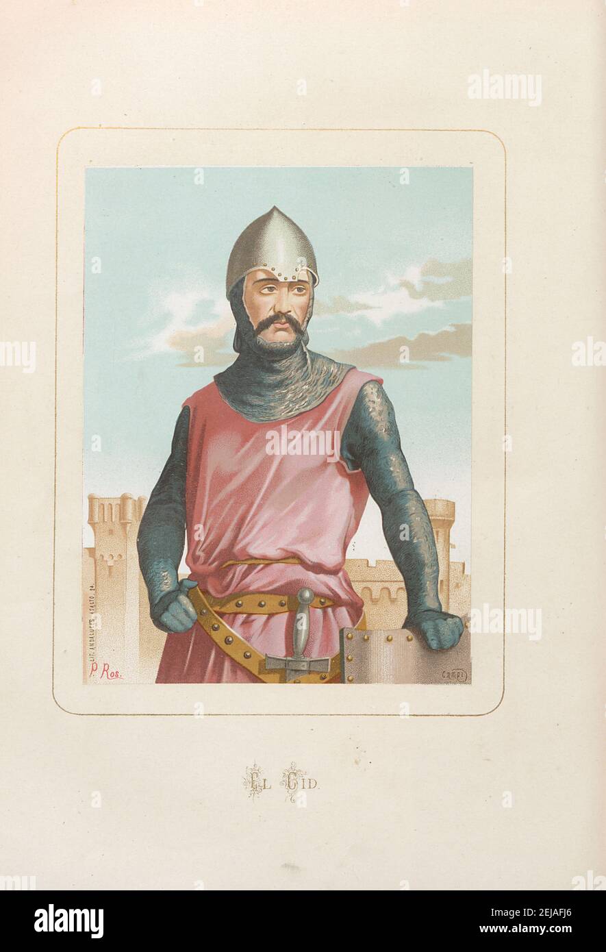 El Cid (Rodrigo Díaz de Vivar). Aus Richtung Hombres y mujeres ce ...