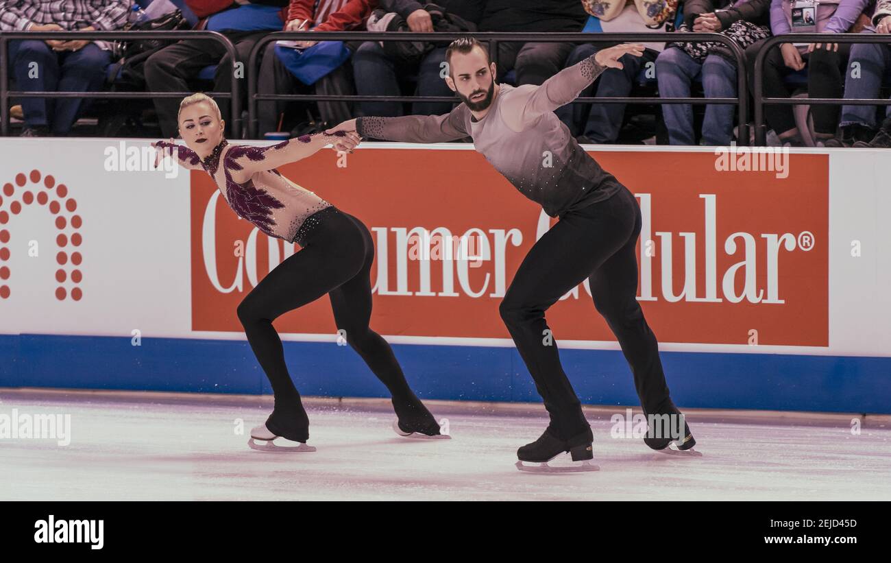 Das Team von Ashley Cain-Gribble und Timothy Leduc wurde am 23. Januar ...