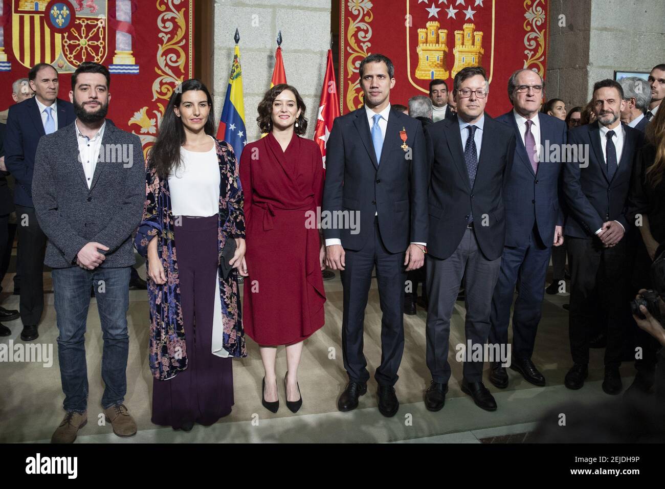 MADRID, SPANIEN – JANUAR 25: Die Präsidentin der Gemeinde Madrid ...