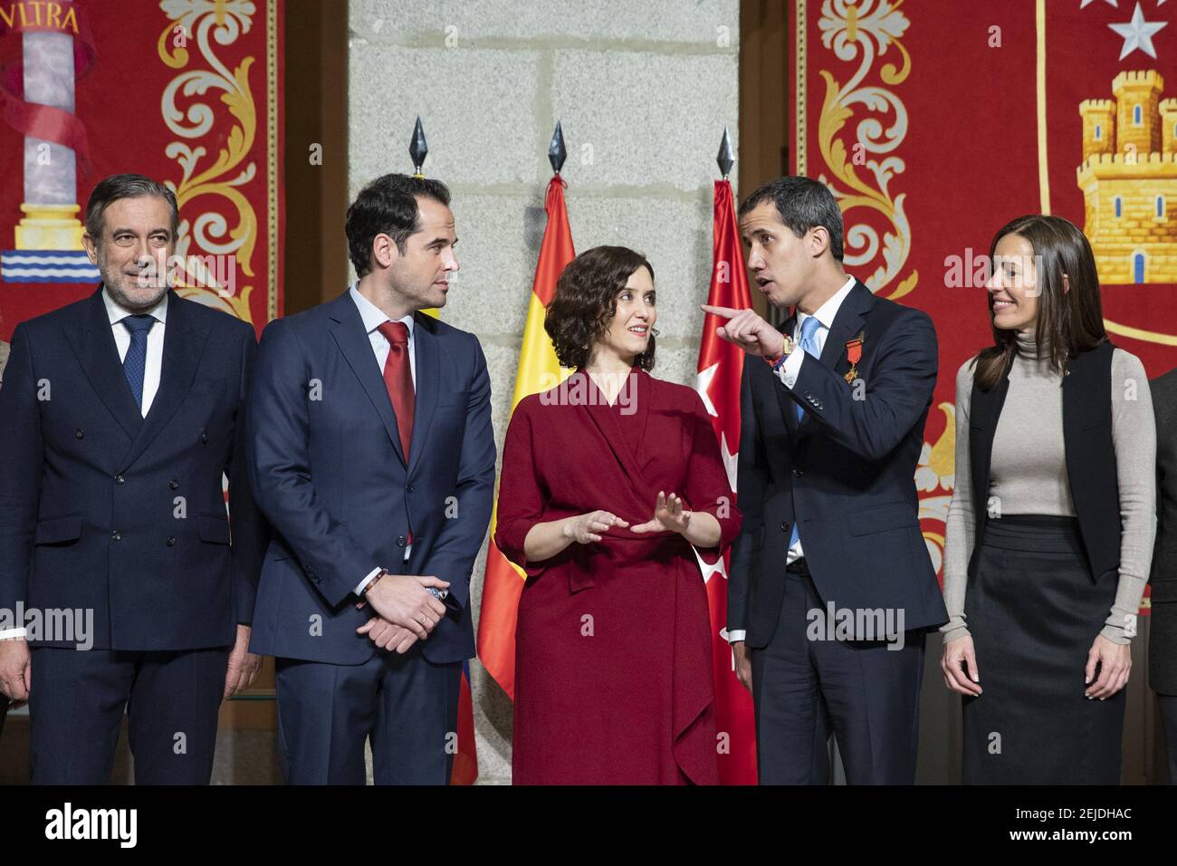 MADRID, SPANIEN – JANUAR 25: Die Präsidentin der Gemeinde Madrid ...