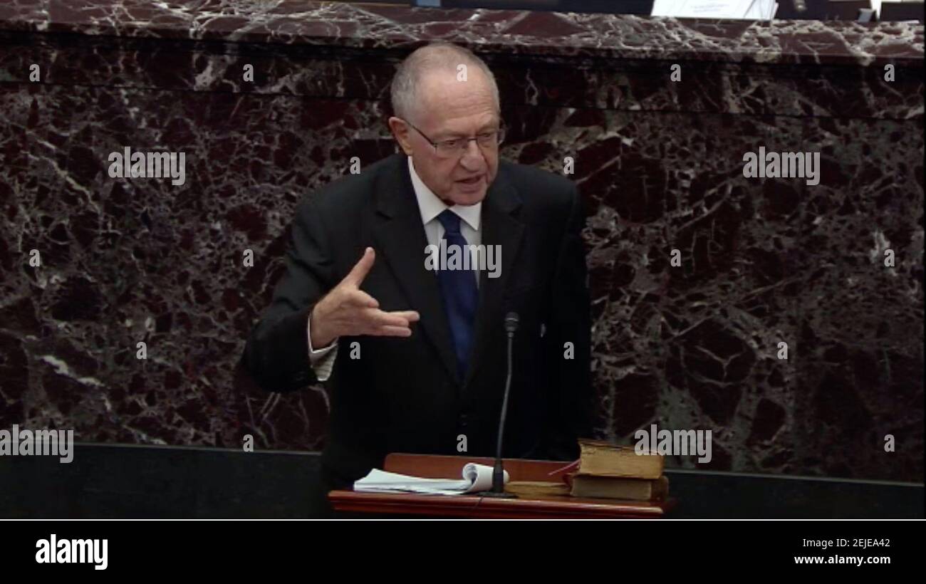 In diesem Bild des Senatsfernsehens der Vereinigten Staaten macht Alan ...