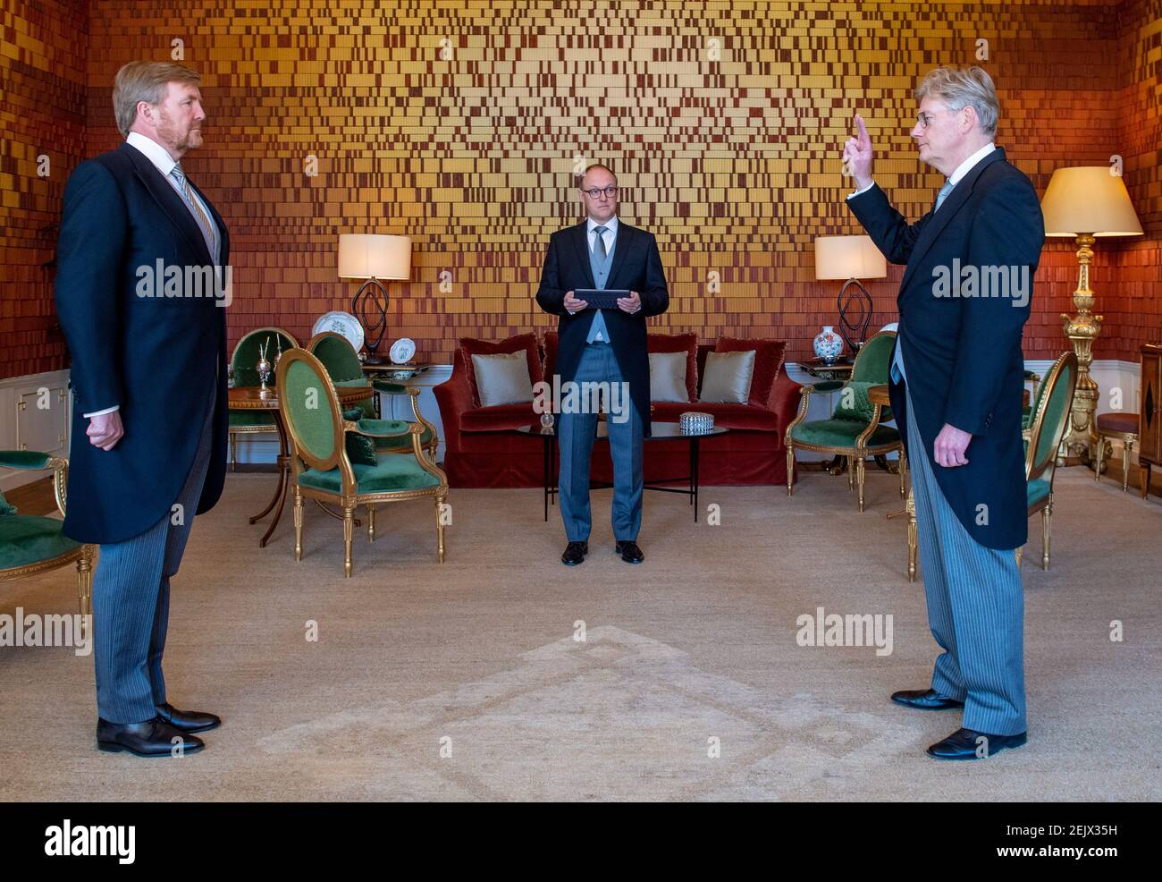 Martin van Rijn trifft König Willem-Alexander aus den Niederlanden und ...
