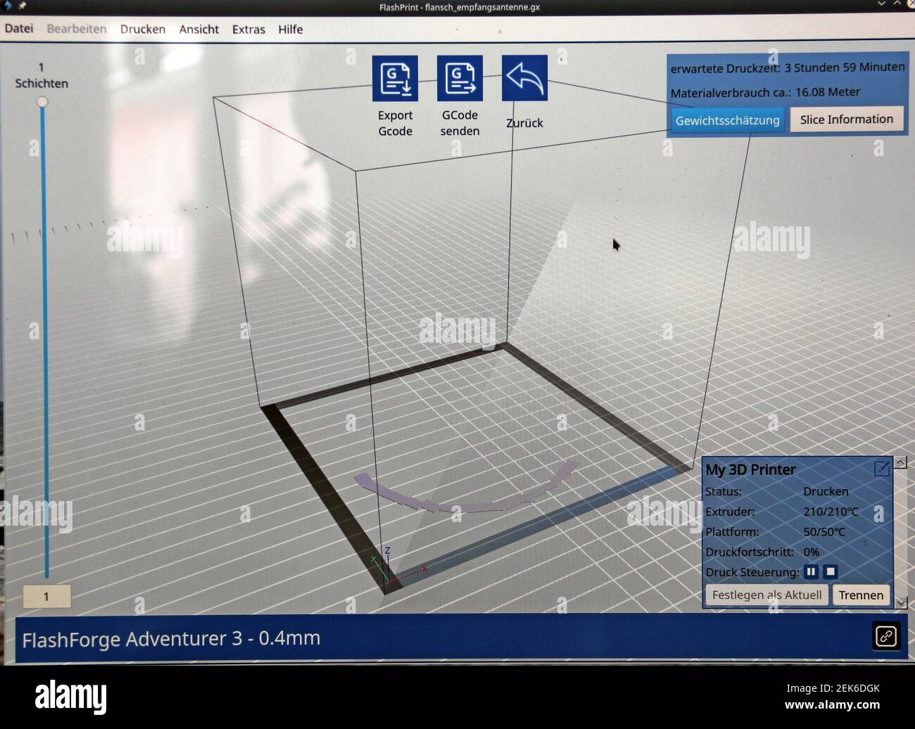 3d druck programm -Fotos und -Bildmaterial in hoher Auflösung – Alamy