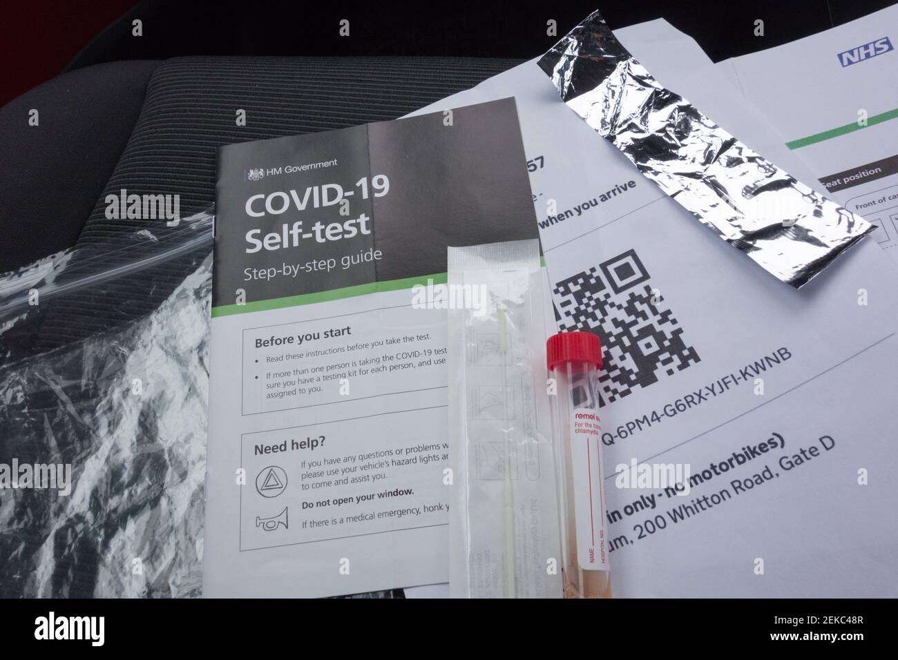 Covid-19 Selbsttest Schritt-für-Schritt-Anleitung und Zubehör ...