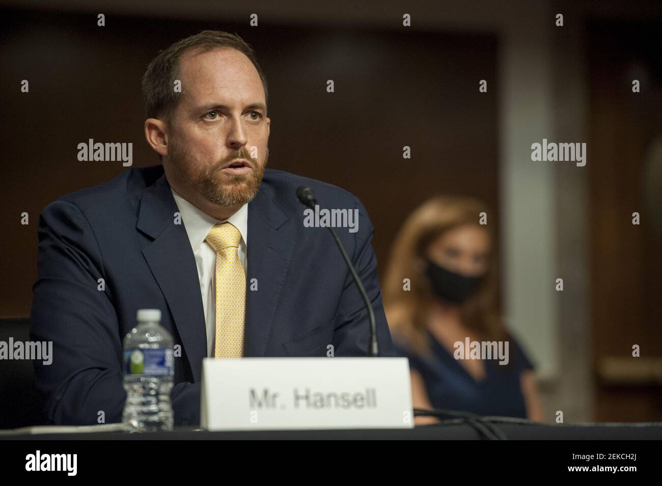Bradley D. Hansell aus Virginia erscheint vor einer Anhörung des ...