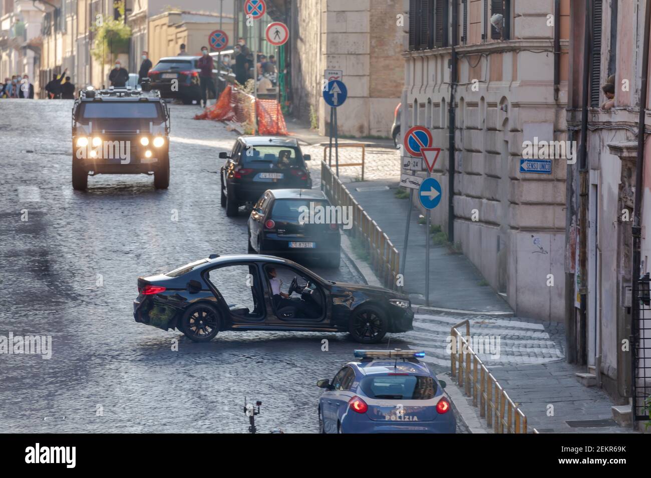 Schauspieler Tom Cruise in den Straßen des historischen Zentrums ...