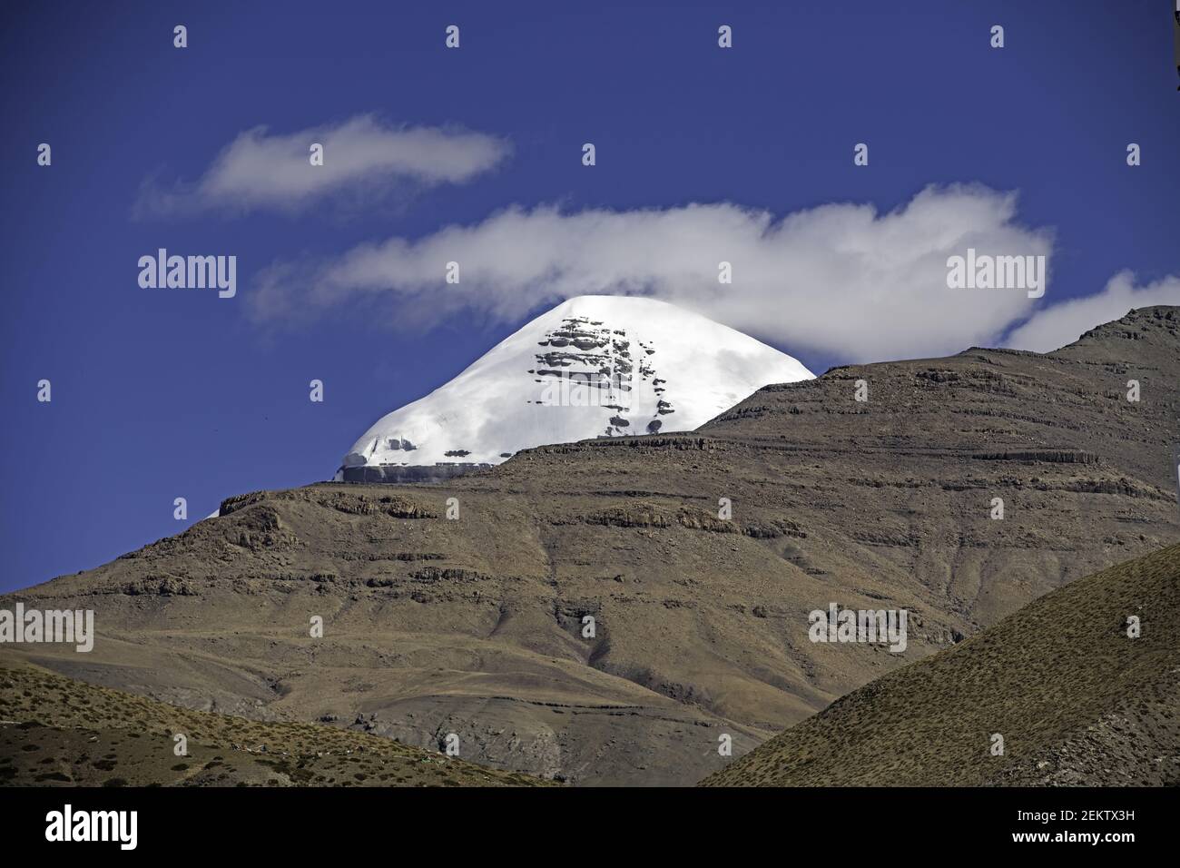 --FILE--Mount Kailash in Taqin, Baga Township, Burang County, Ngari ...