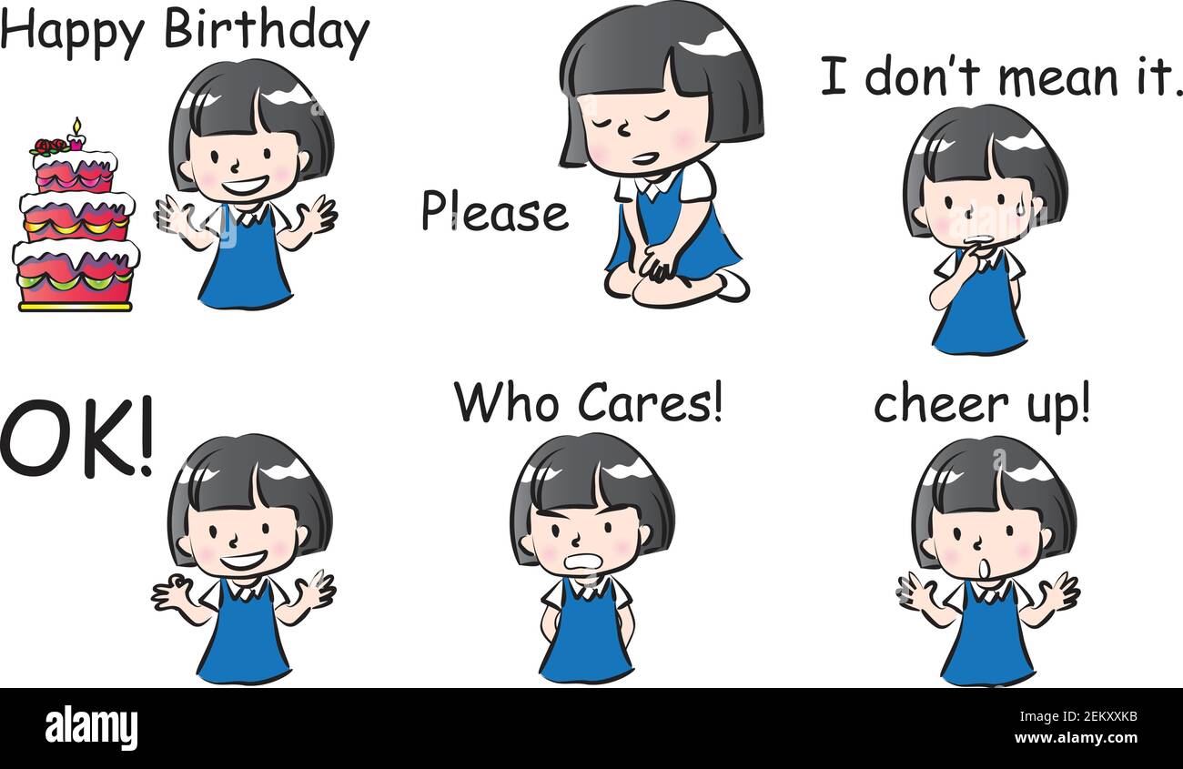 Cartoon shy girl -Fotos und -Bildmaterial in hoher Auflösung - Seite 3 ...