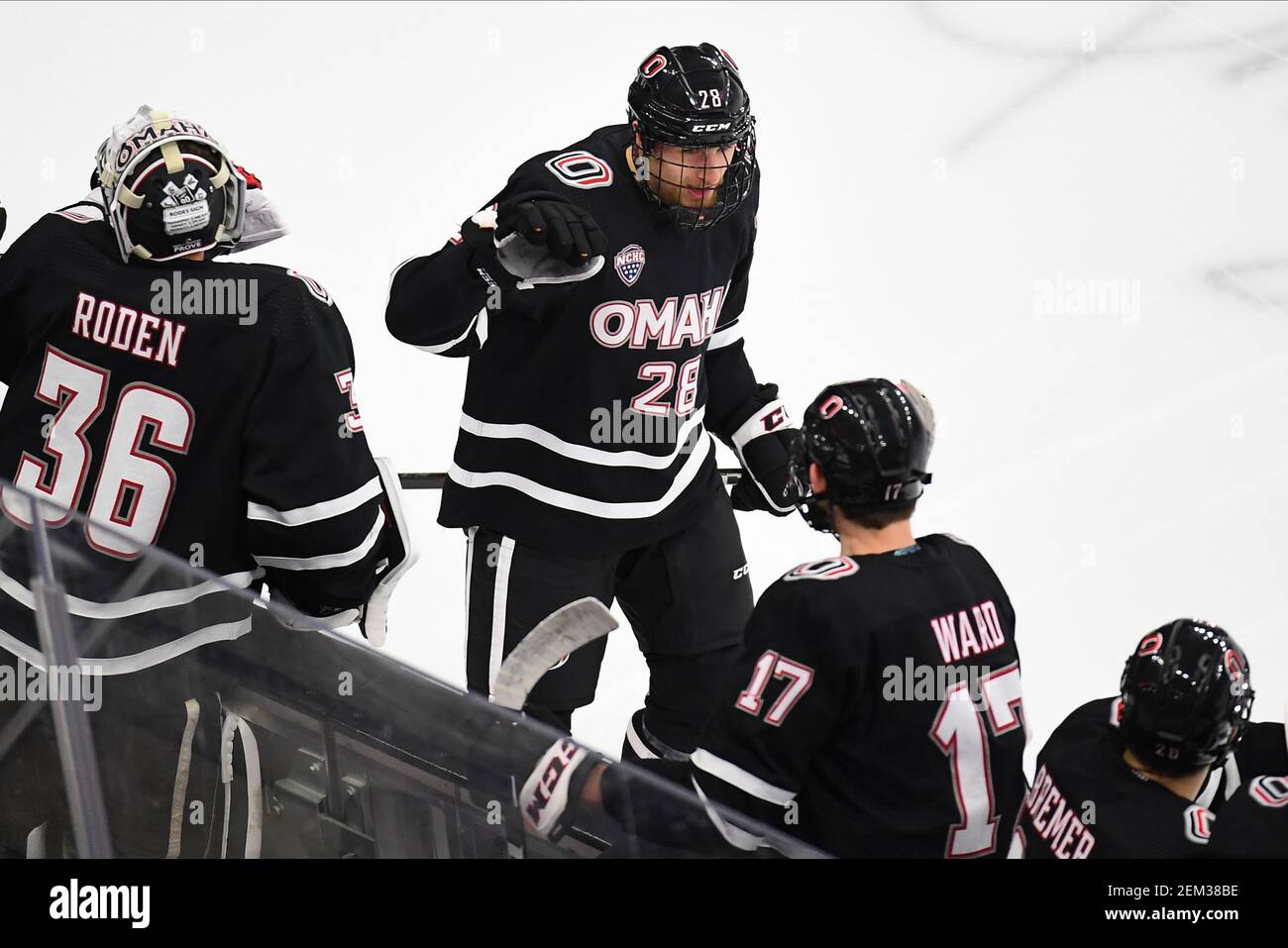 3. Dezember 2020 Nebraska-Omaha Mavericks Vorwärts Jack Randl (28 ...