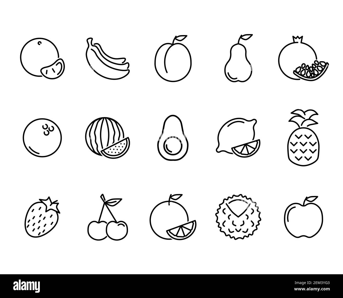 Orange piktogramm Schwarzweiß-Stockfotos und -bilder - Alamy