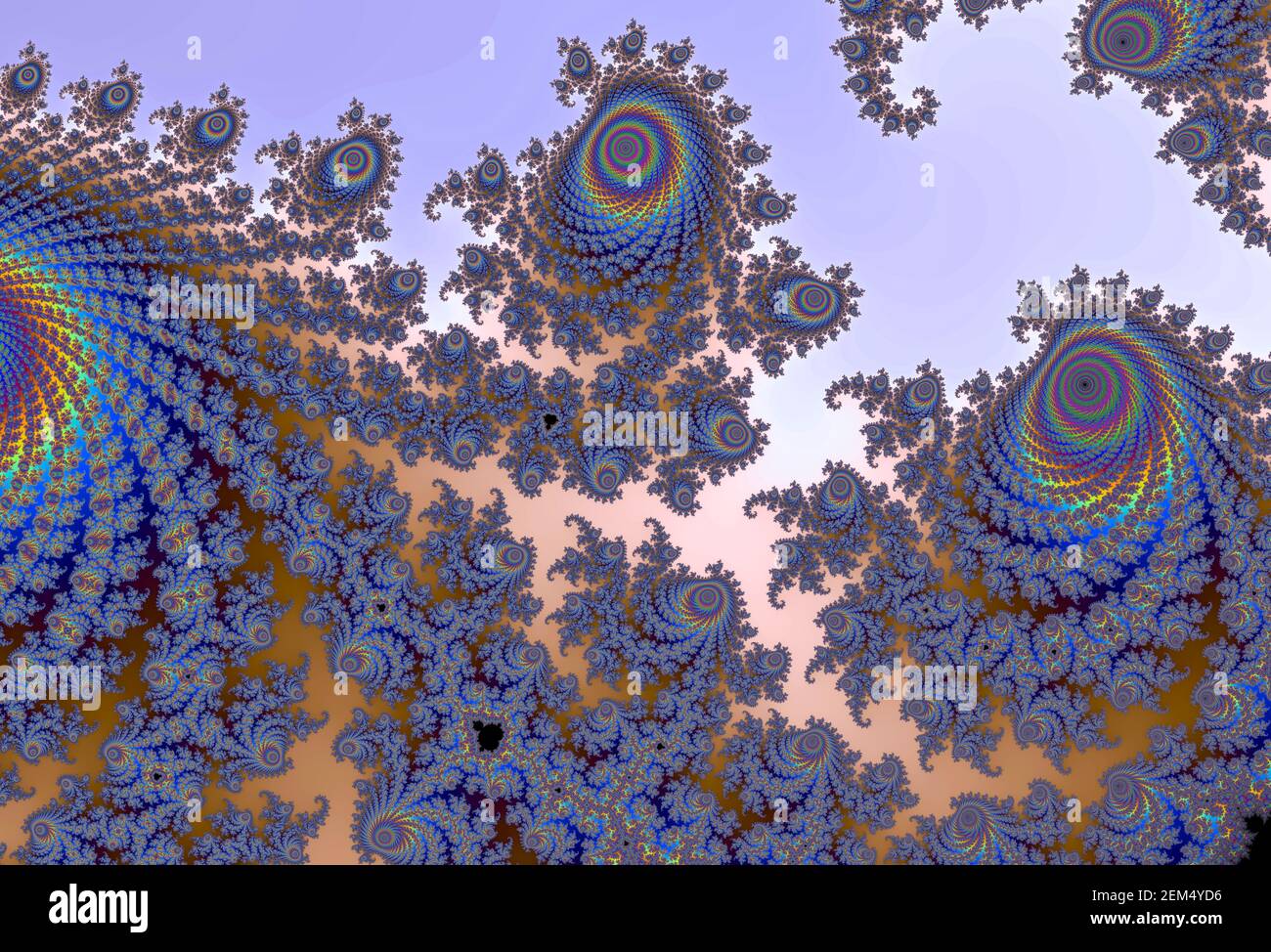 Mandelbrot Zoom Fraktal Stockfotos und -bilder Kaufen - Alamy
