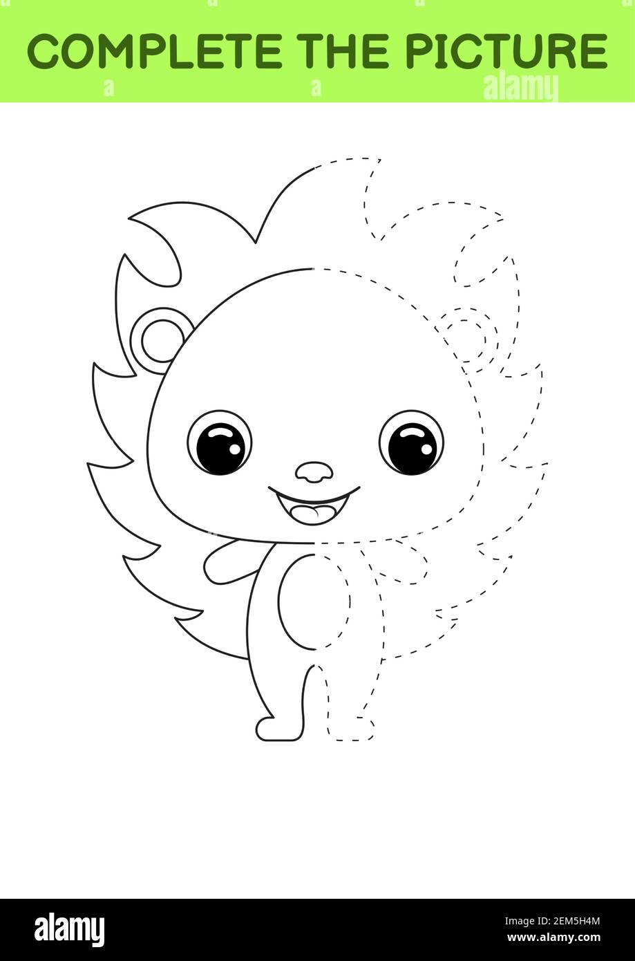 Igel Drawing Stockfotos und -bilder Kaufen - Alamy