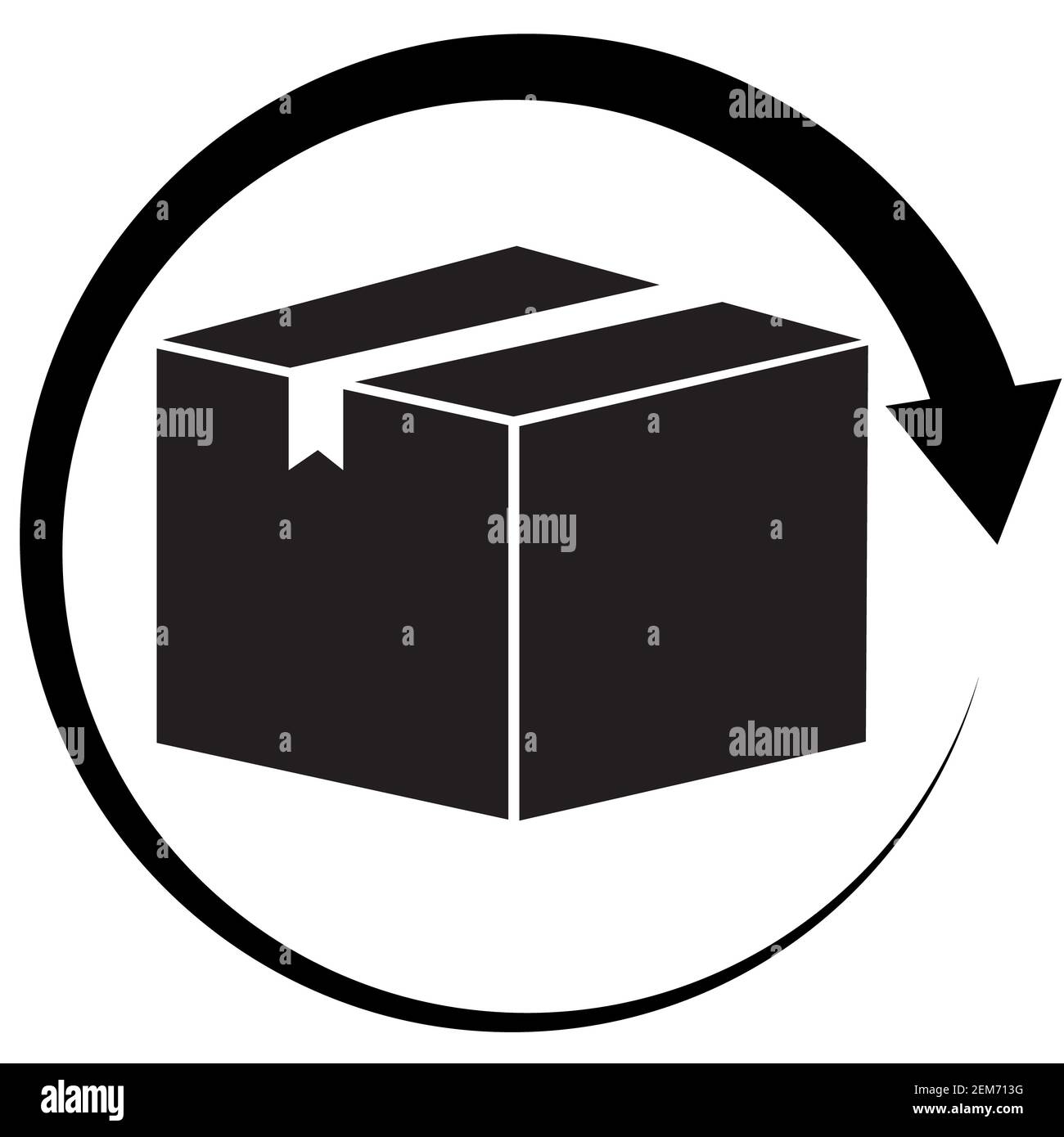 Paketzusteller piktogram -Fotos und -Bildmaterial in hoher Auflösung ...