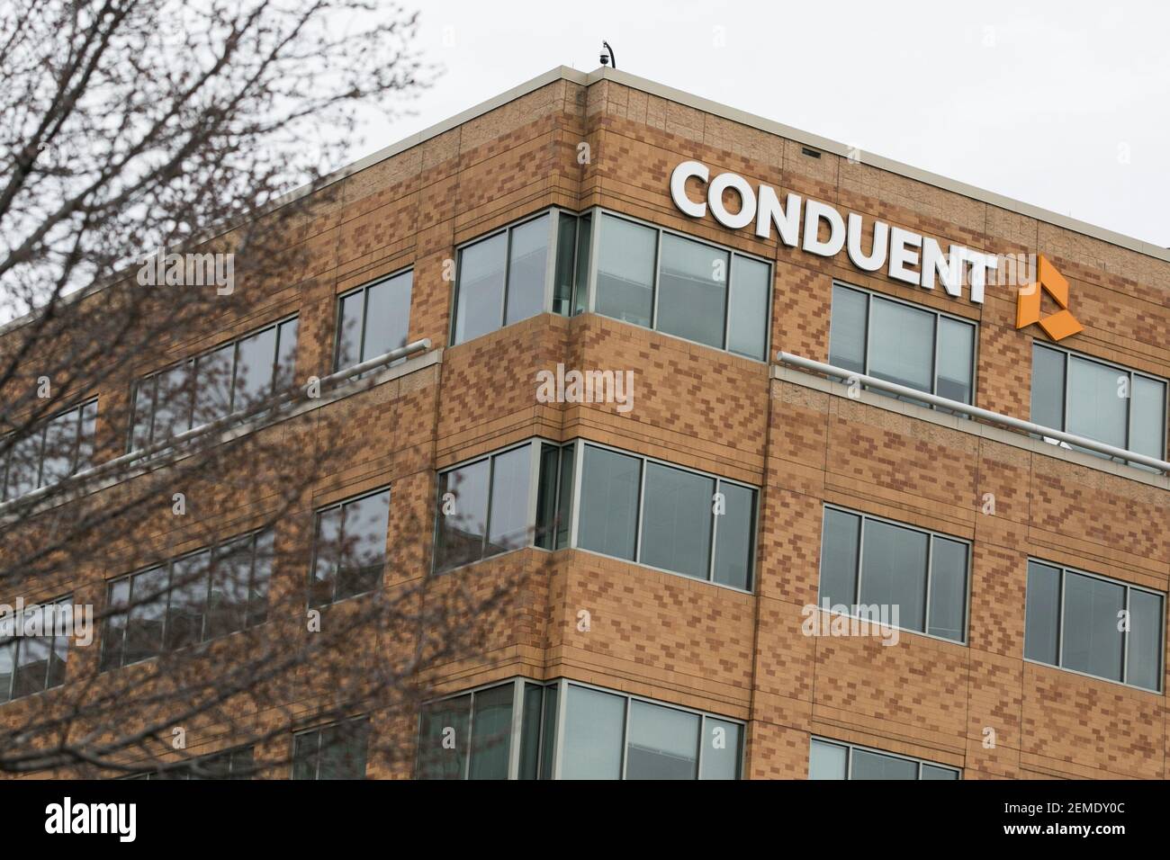 Ein Logo-Schild vor einer Einrichtung, die am 10. Februar 2019 von ...