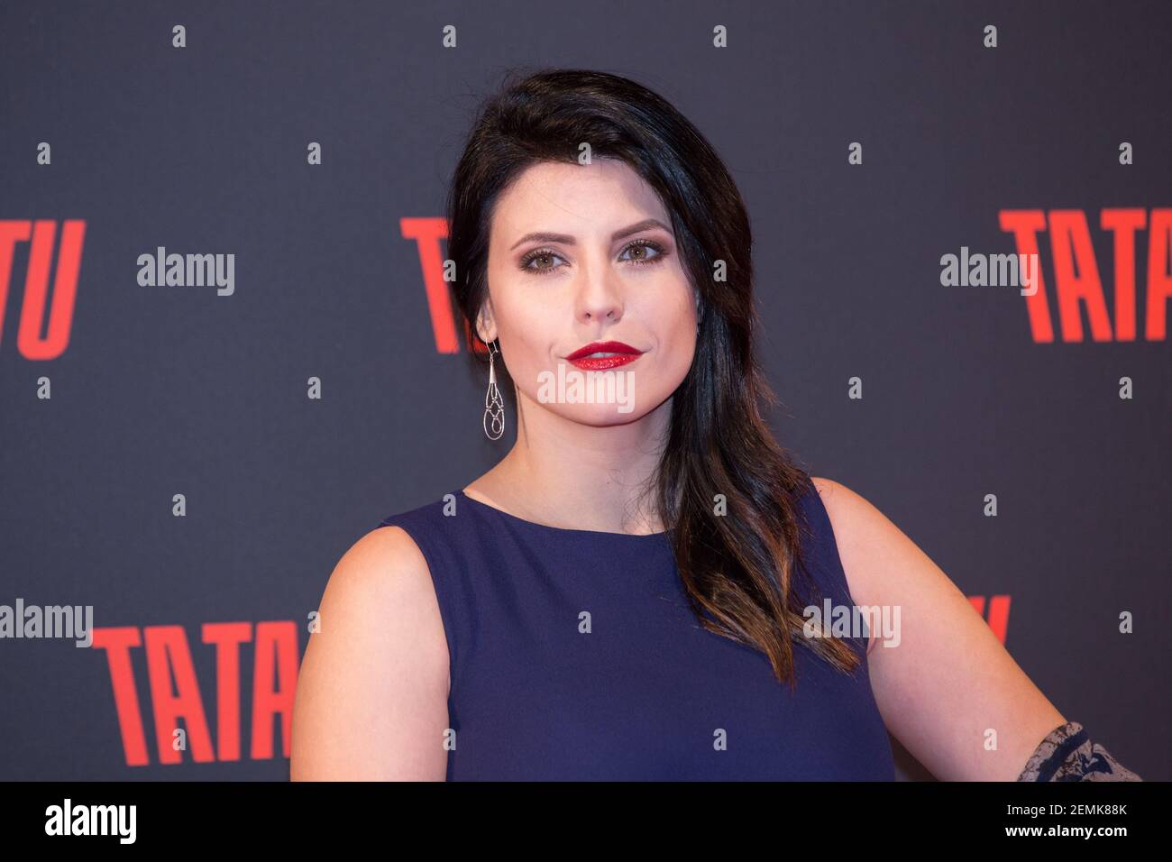 Die italienische Schauspielerin Jennifer Mischiati bei der Präsentation ...